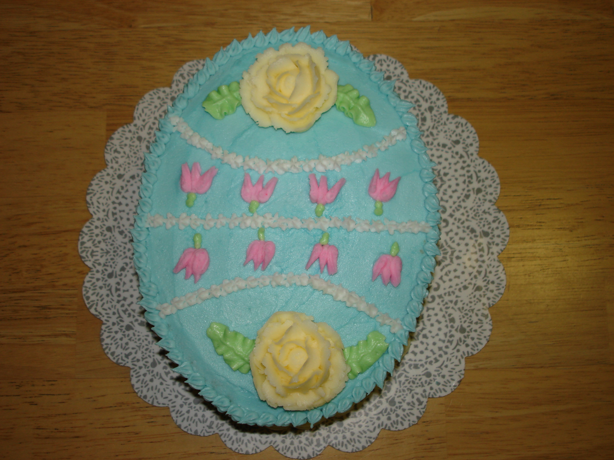 How To Make An Egg Shaped Cake